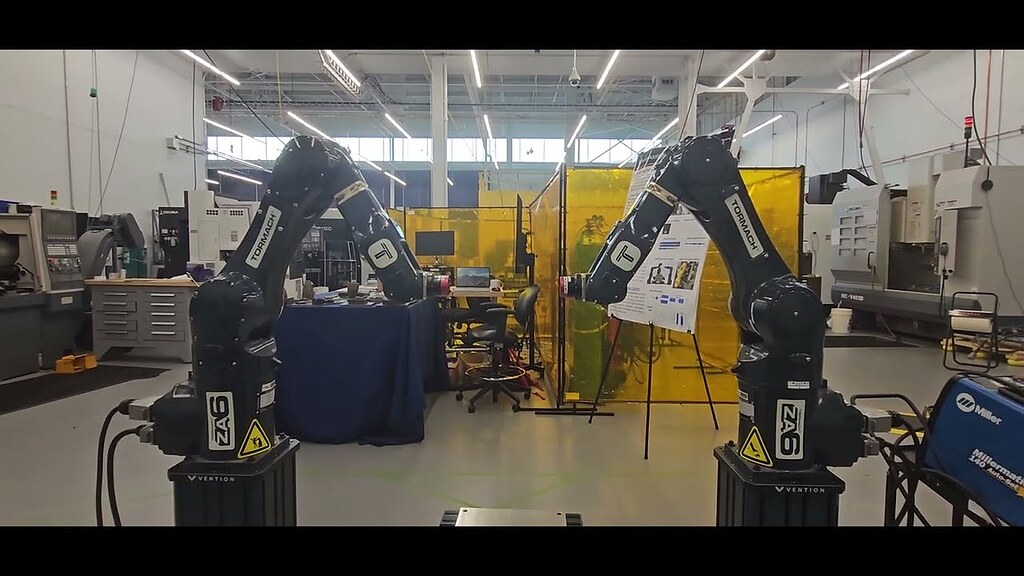 Multi-robot coordinated motion demo - Robots - Tormach Forums Multi-robot coordinated motion demo - Robots - Tormach Forums