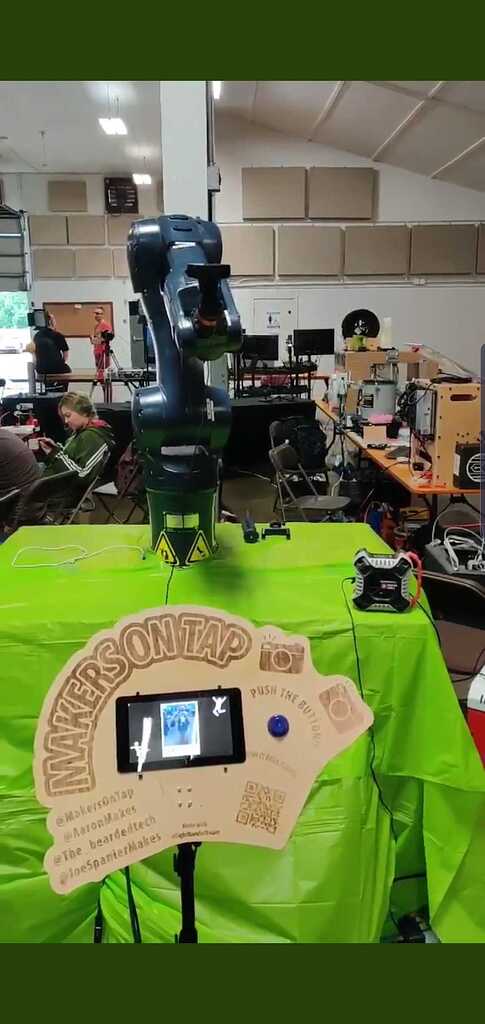 Robot Photo Booth for trade show - Robots - Tormach Forums