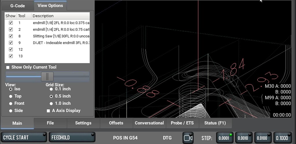 Zoom on Pathpilot toolpath display - PathPilot - Tormach Forums