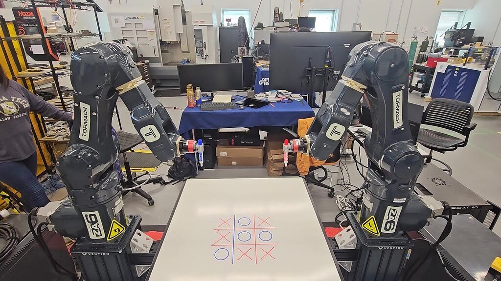 Multi-robot Tic-Tac-Toe - Robots - Tormach Forums