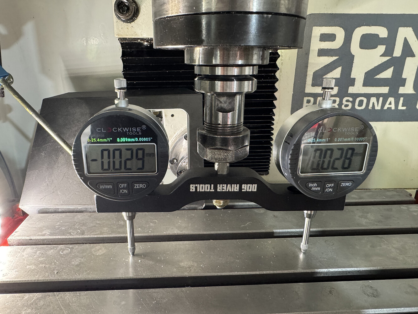 Tramming the table on a 440 - Mill - Tormach Forums