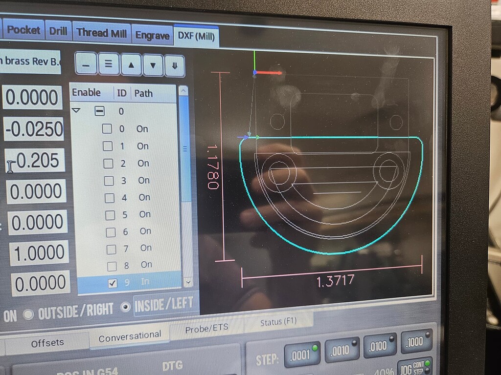 DXF (mill) in conversational tab error - PathPilot - Tormach Forums