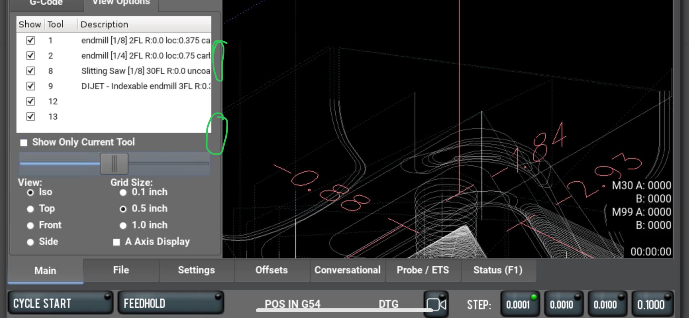 Zoom on Pathpilot toolpath display - PathPilot - Tormach Forums